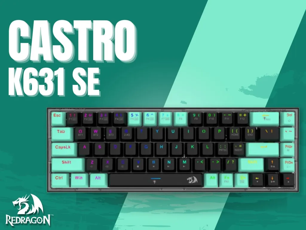 Redragon Castro K631 Pro SE 65% wireless mechanical gaming keyboard launched in India - Gizmochina