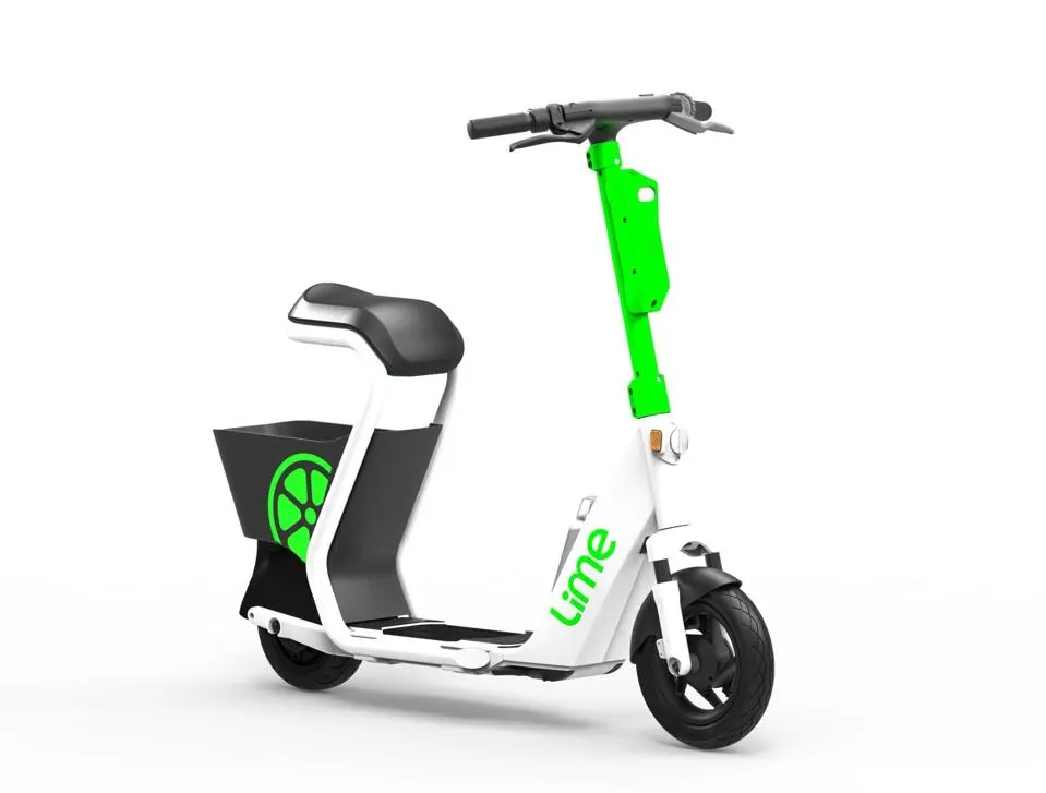Lime unveils the Gen4 Seated e-scooter which allows riders to take a ...