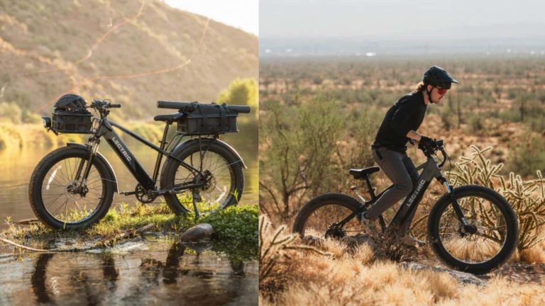 The New Lectric XPeak Electric Bike has Four-inch Wide Tires & a Front ...