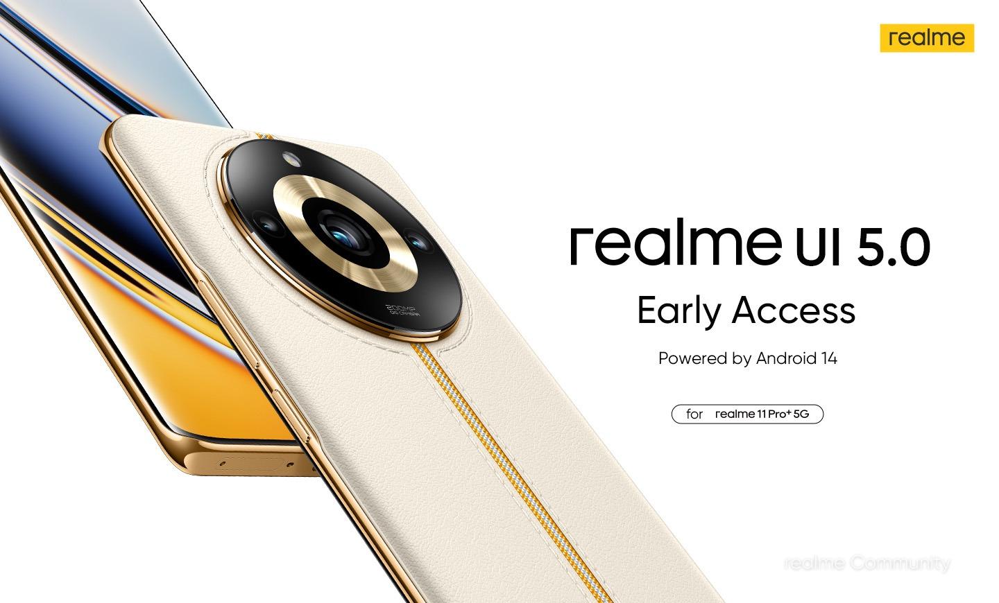 Realme 11 Pro/Pro+ get Android 14 Early Access 2 update - Gizmochina