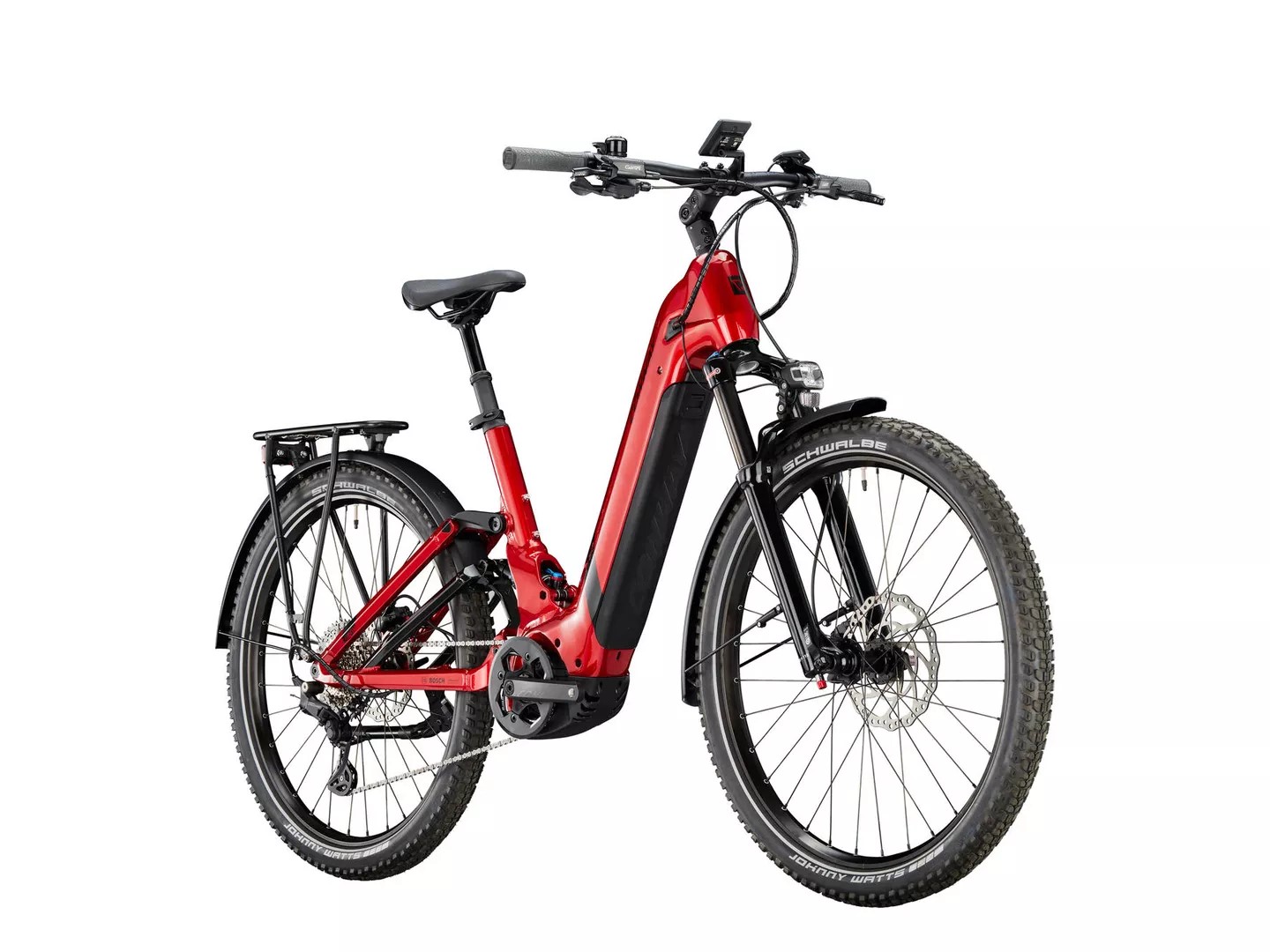 Conway Cairon SUV FS 4.7 Wave e-bike with a Suntour suspension fork and ...