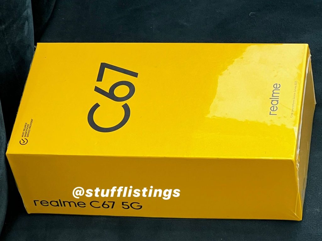 Realme C67 5G retail box image leaks, to launch this month in India ...