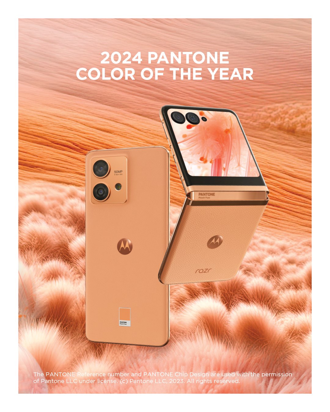 Motorola Unveils Razr 40 Ultra & Edge 40 Neo in Pantone 2024 Color of ...