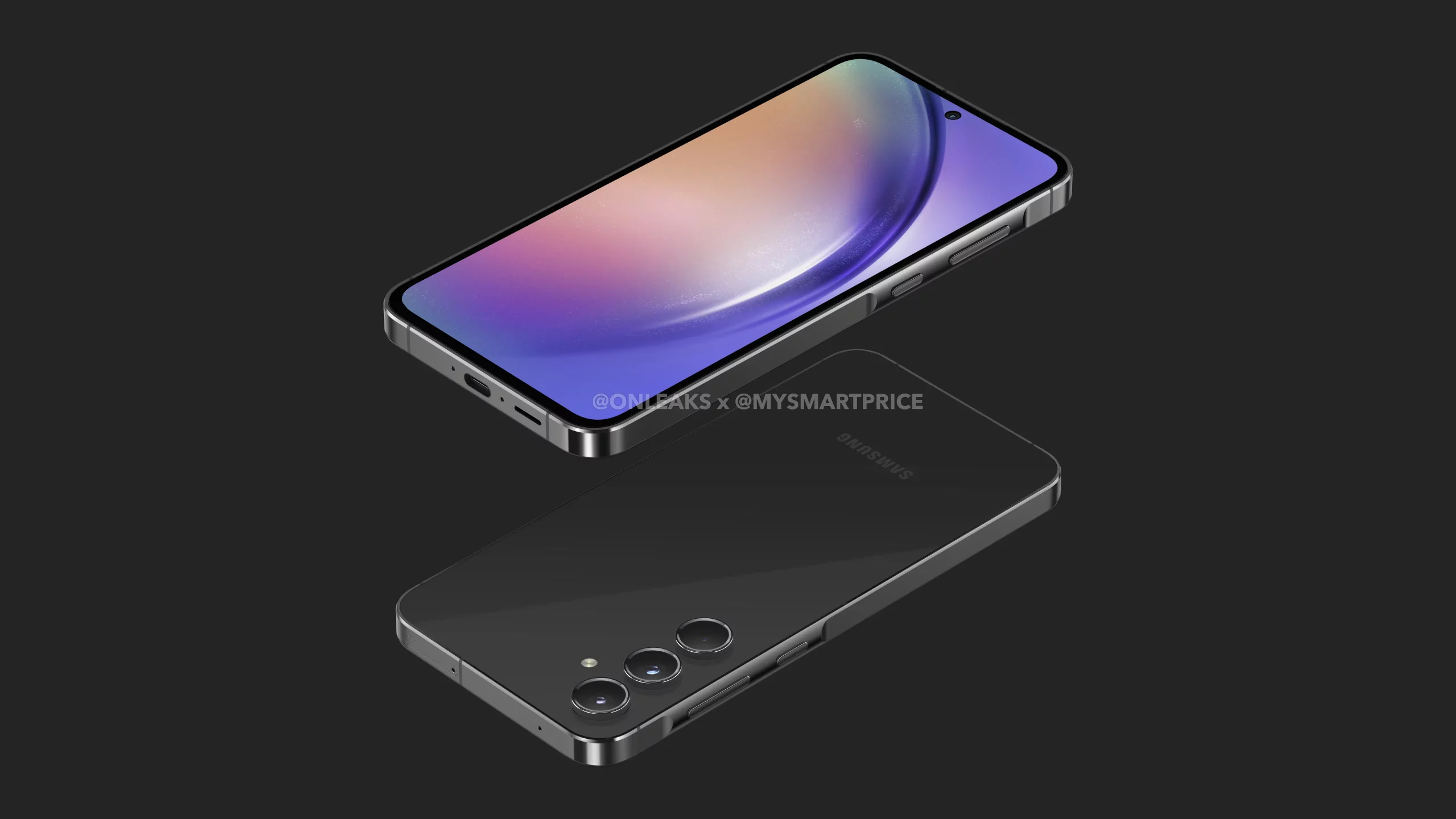 Samsung Galaxy A55 Emerges In Leakead Renders Revealing Design From All ...