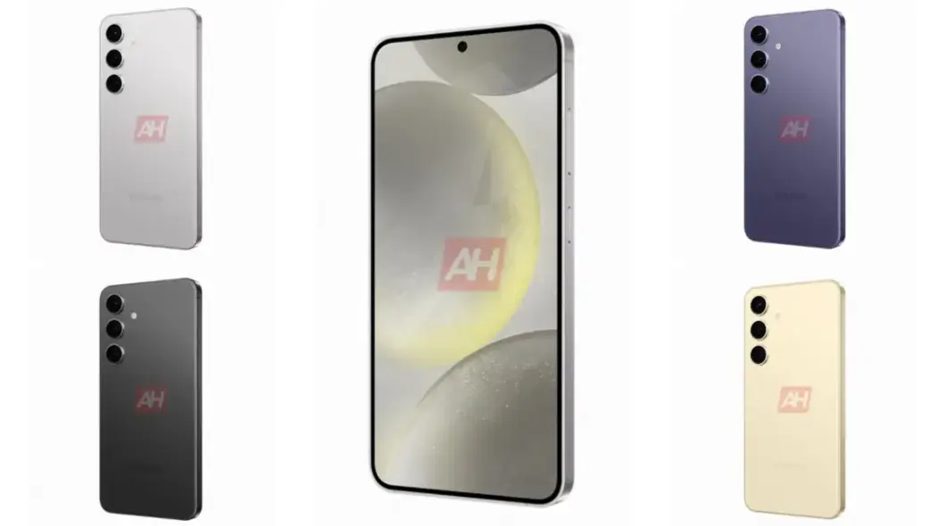 Official renders of Galaxy S24 confirm four variants: Purple, Gray ...