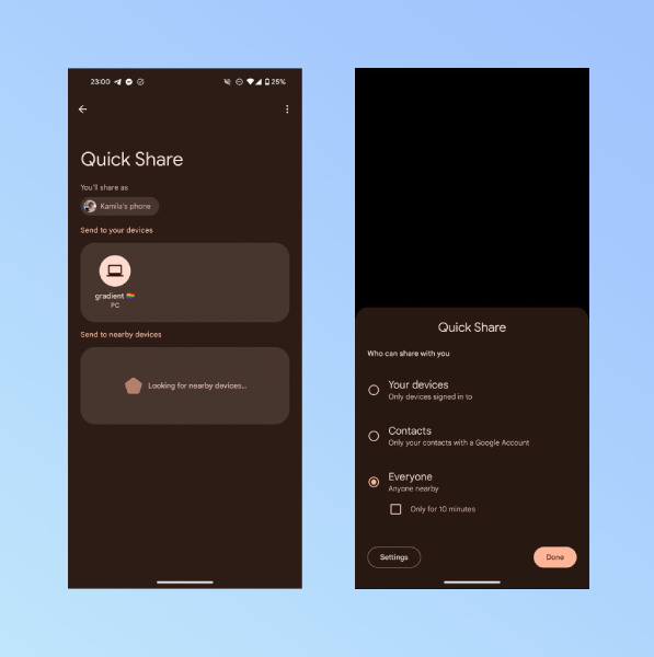 Google Nearby Share might be getting a makeover, taking cues from ...