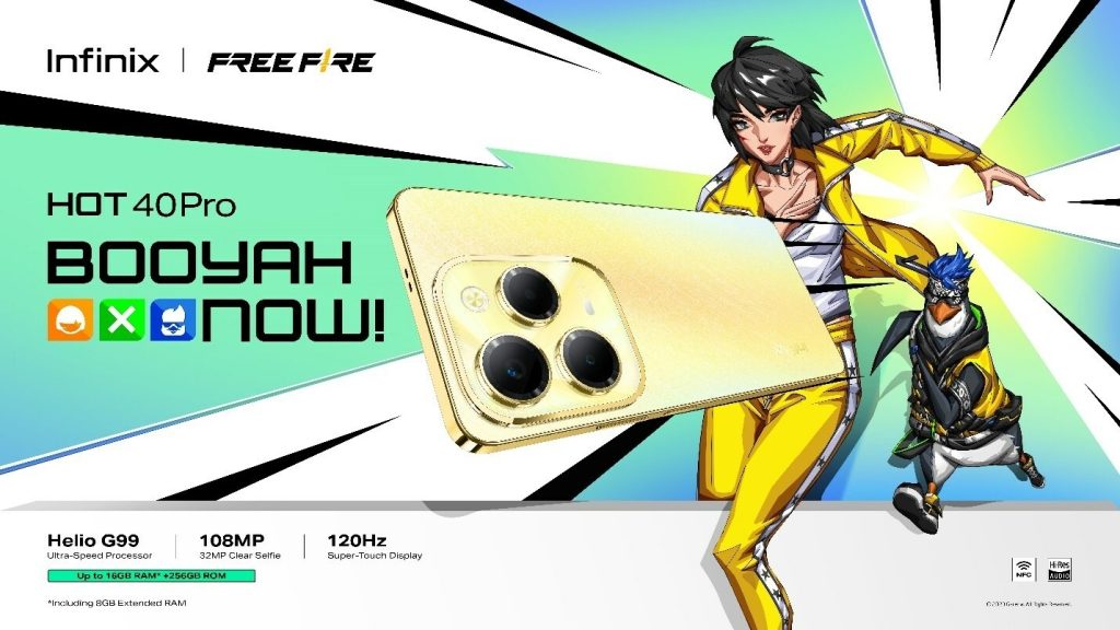 Infinix Hot 40 Pro Free Fire Edition Launched with Some Themed Goodies ...