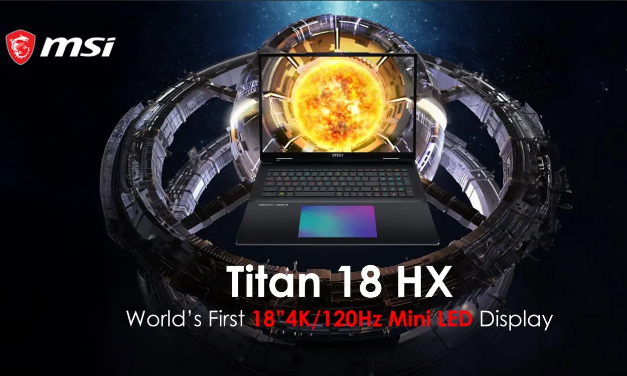MSI Titan 18 HX To Launch At CES 2024 As The World's First 4K 120Hz ...