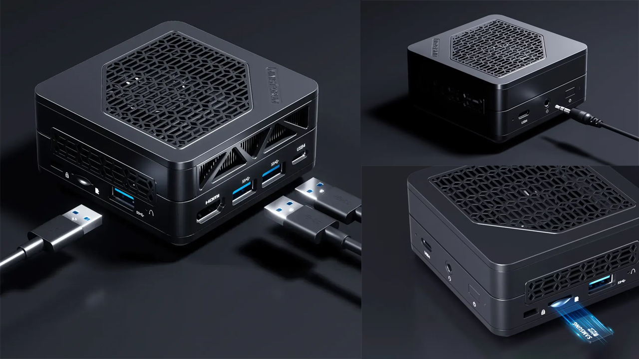 Minisforum EM780 mini PC with a compact, pocket-sized design & AMD ...