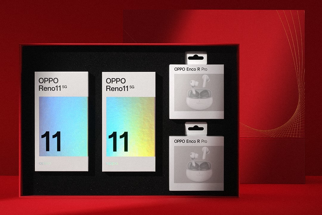 Oppo Reno 11 Good Things Come in Pairs Good Luck Gift Box launched in ...