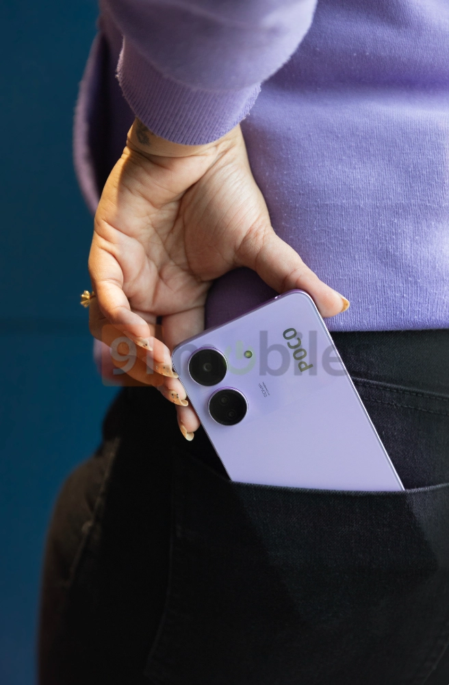 POCO C65 leaked image confirms a Purple color option - Gizmochina