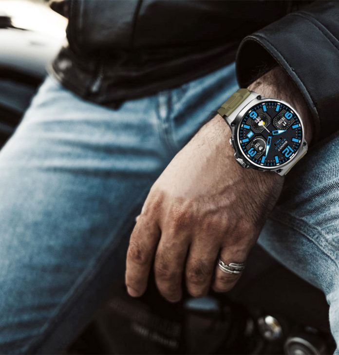 Rogbid Tank M3 full-screen smartwatch with a massive 710mAh battery ...