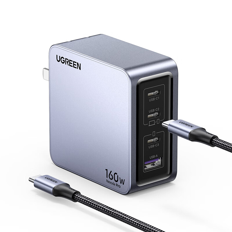 Ugreen launches 160W Nexode Pro GaN charger in China for 429 Yuan ($60) - Gizmochina