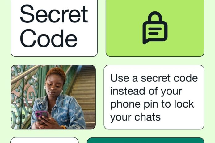 WhatsApp rolls out Secret Code for Chat Lock - Gizmochina