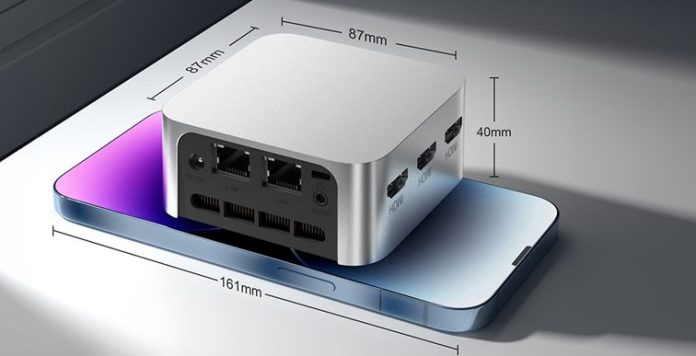 AOOSTAR T-Box is a portable mini PC with an Intel N100 CPU that can fit ...