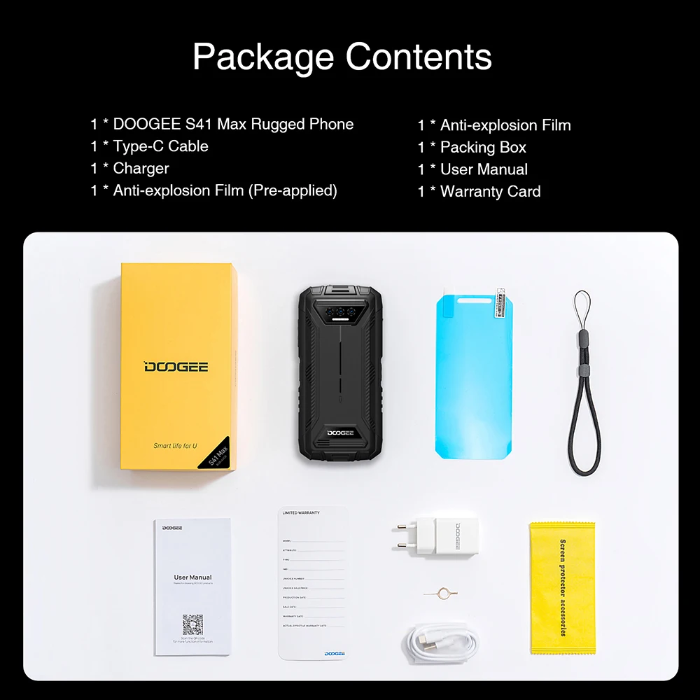 Doogee S41 Max with up to 16GB RAM, 256GB storage and an affordable ...