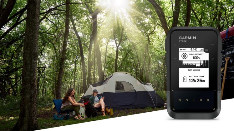 Garmin eTrex Solar handheld GPS with 75 days of battery life and solar ...