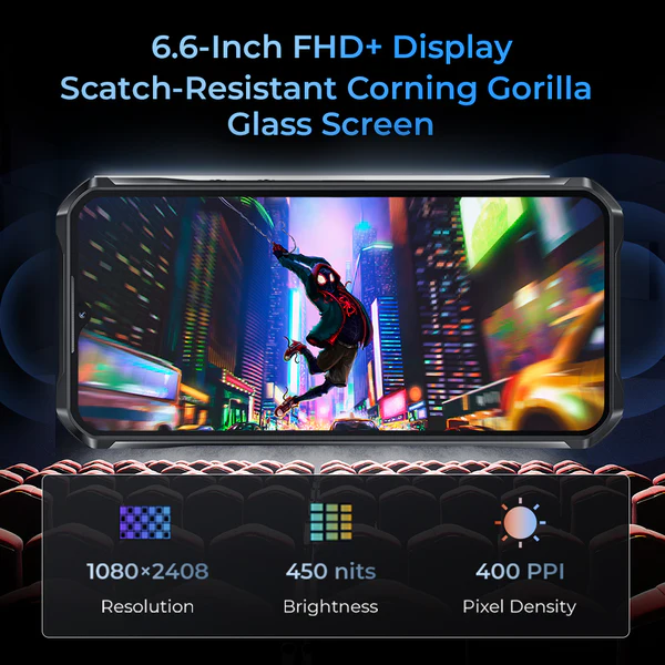 Oukitel WP33 Pro rugged 5G smartphone with 5W speaker & massive 22 ...