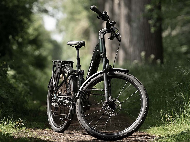 Deruiz Lapis SUV electric bike with full suspension and maximum torque ...