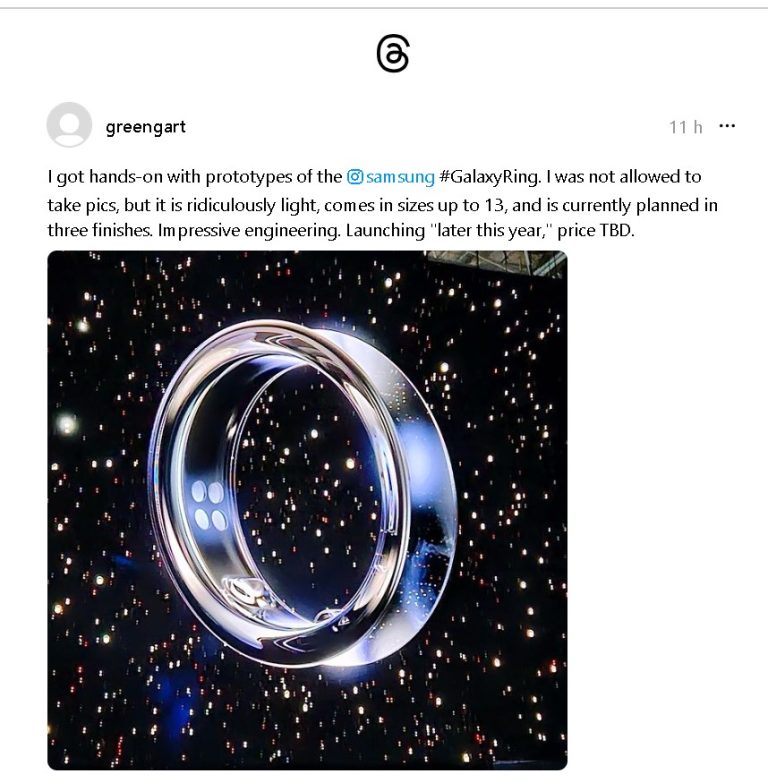 Samsung Galaxy Ring's Design And Launch Timeline Details Emerge ...