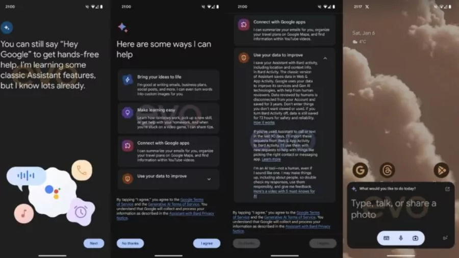 Here’s an early look at Google Assistant with Bard on Android phone