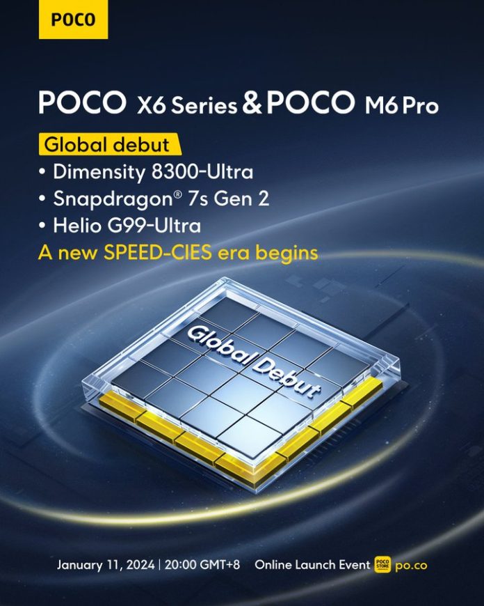POCO X6, X6 Pro, and M6 Pro 4G chipsets officially confirmed - Gizmochina