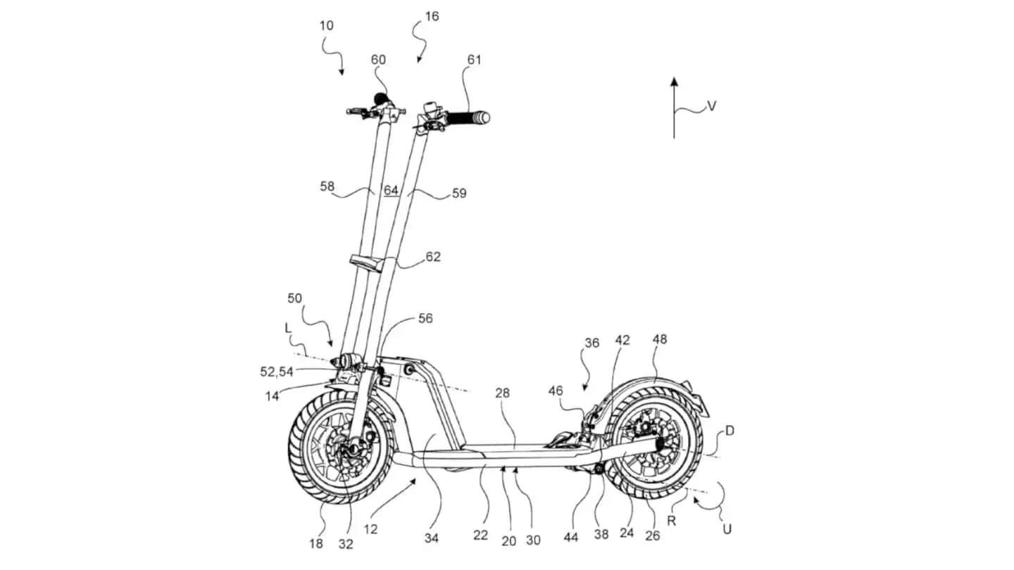 BMW reportedly working on a small electric scooter with a folding frame ...