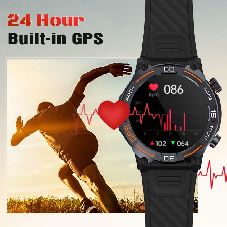 Rogbid Tank G1 GPS smartwatch with an Altimeter, Barometer & Compass ...