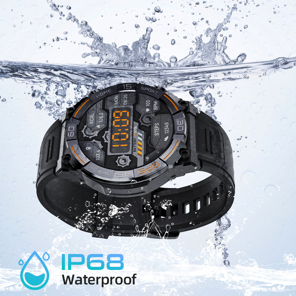 Rogbid Tank G1 GPS smartwatch with an Altimeter, Barometer & Compass ...