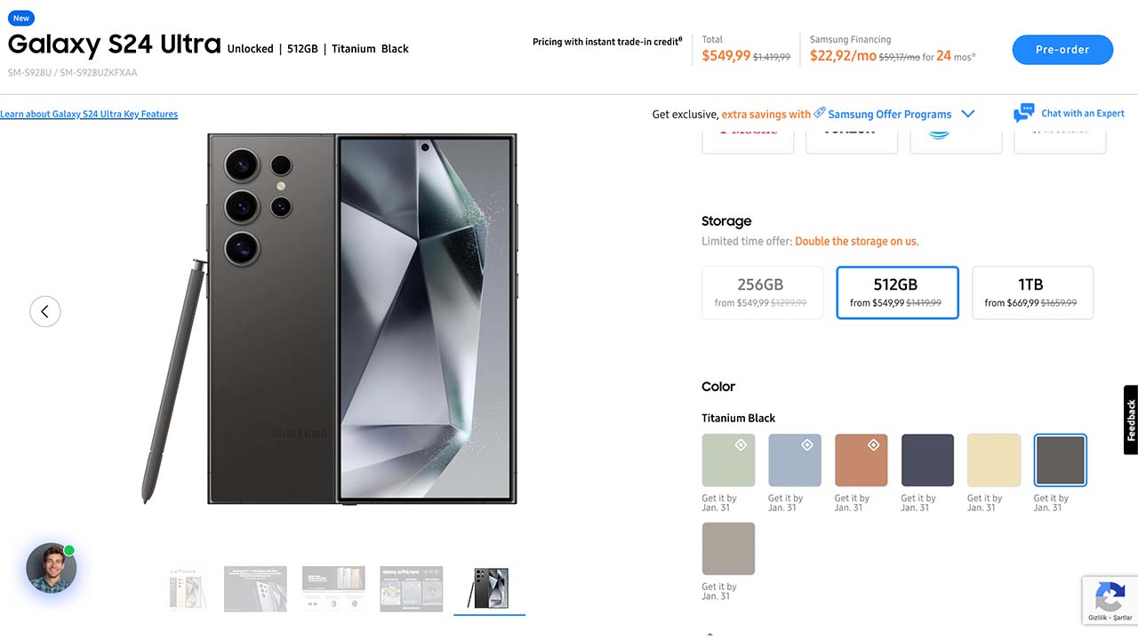 Samsung Launches Galaxy S24 Ultra with Cutting-Edge Specs and Advanced ...