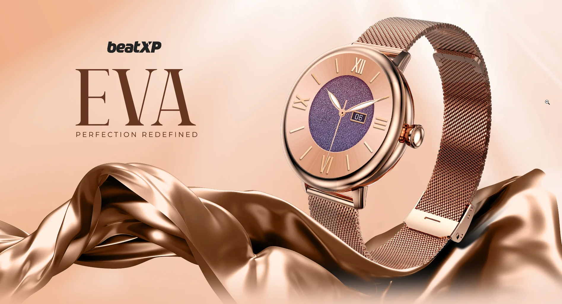 beatXP Eva smartwatch for women launched with 1.2" AMOLED display ...