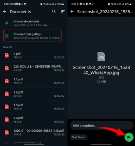 How to send photos on WhatsApp without losing quality (5 ways) - Gizmochina