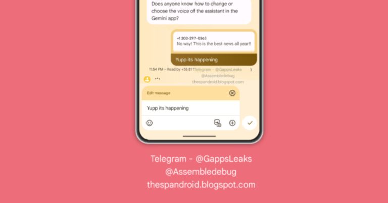 Google Messages May Soon Allow Message Editing