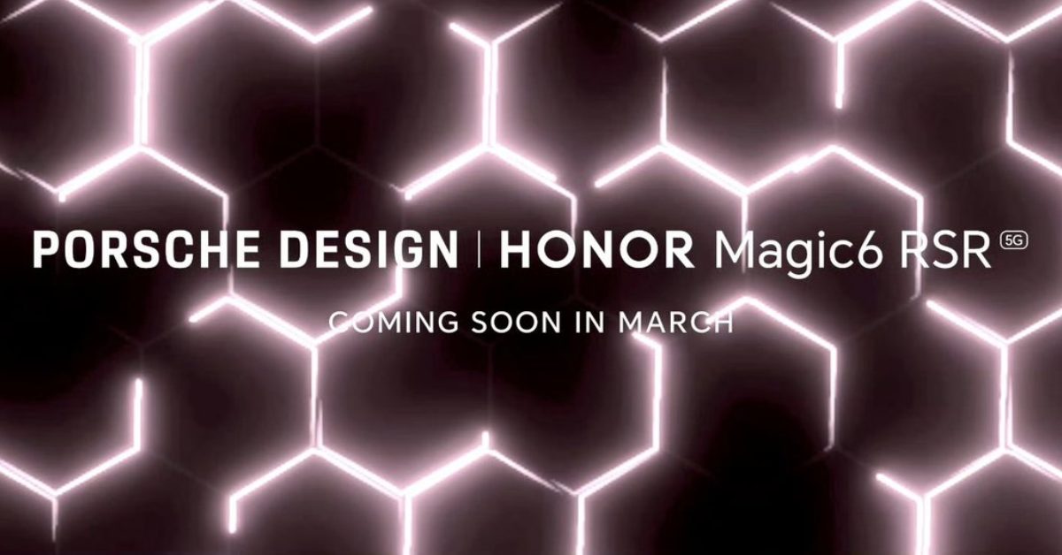 Honor announces March launch for Porsche Design Magic 6 RSR