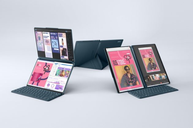 Lenovo YOGA Book 9i (2024) dual-screen OLED laptop goes on sale ...