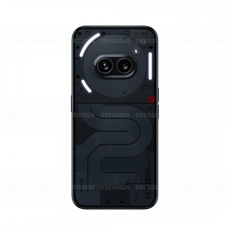 Nothing Phone (2a) official-looking renders emerge, gives good look at white, black variants ...