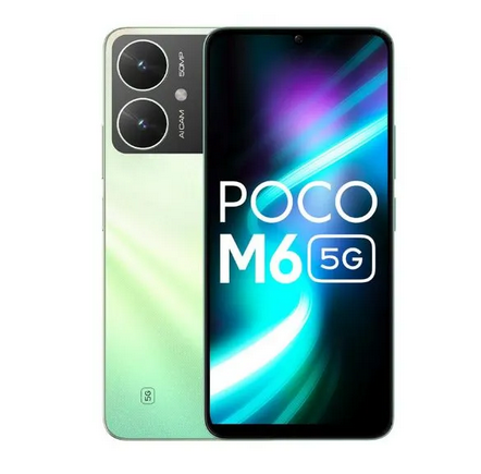 POCO M6 5G & POCO C65 released in new Pastel Green & Polaris Green colors in India - Gizmochina