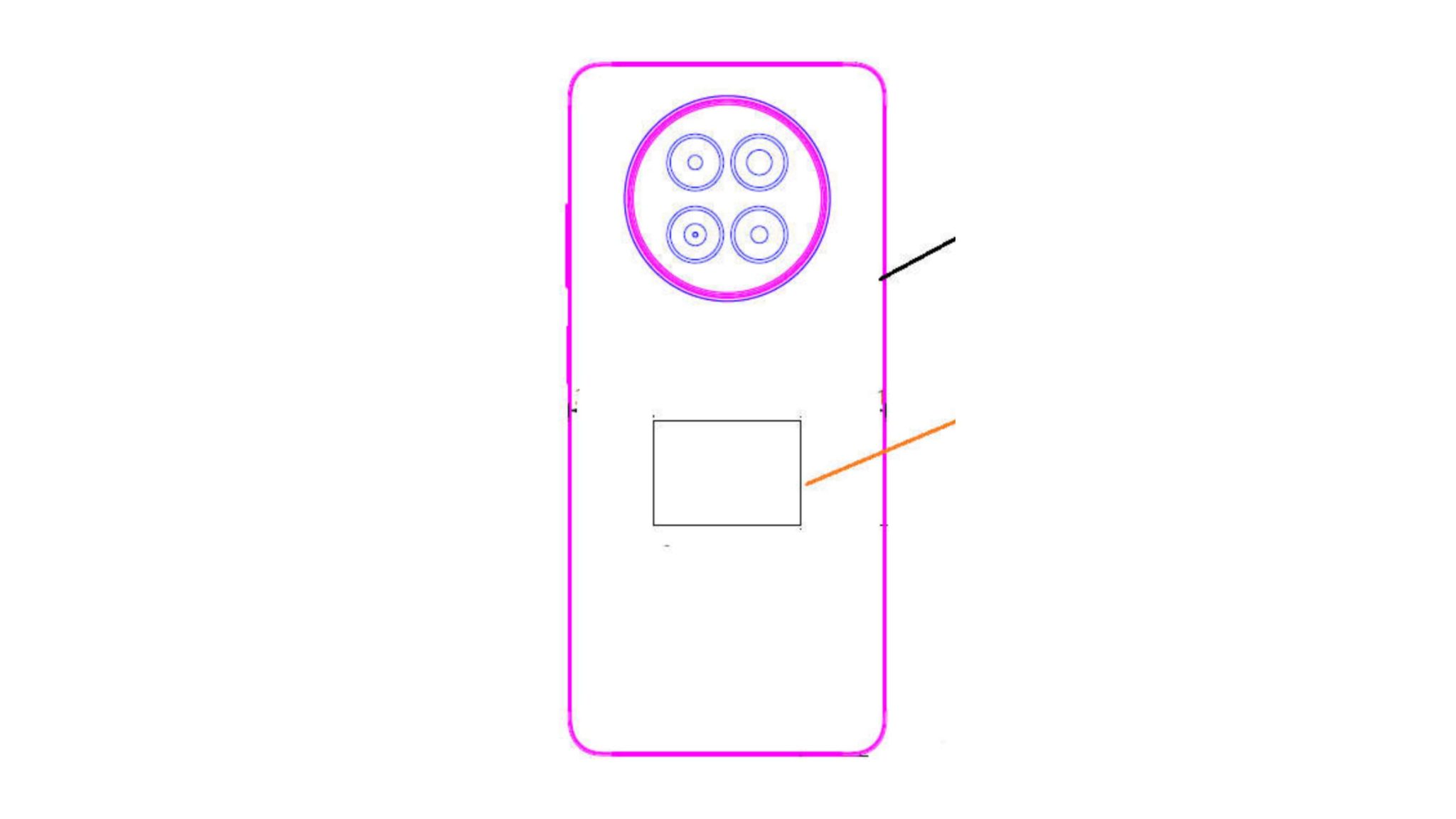 Realme RMX3999 rear design revealed by FCC - Gizmochina