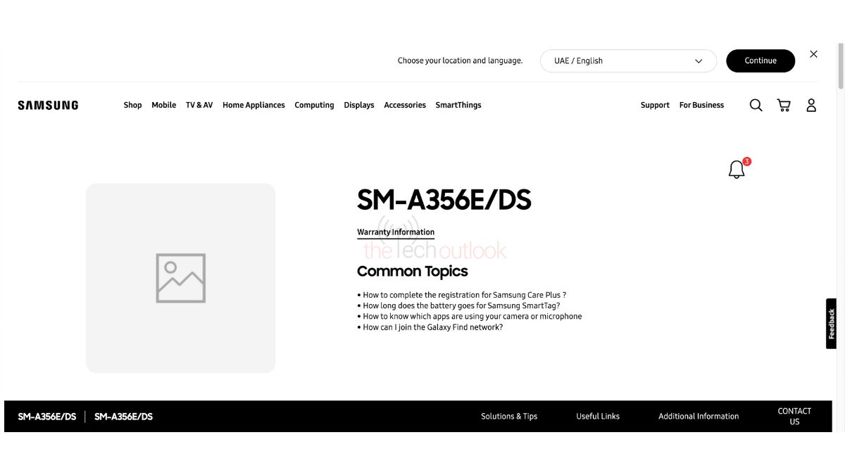 Samsung Galaxy A35 5G support page goes live in UAE and Philippines ...