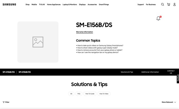 Galaxy F15 5G support page goes live on Samsung India website - Gizmochina