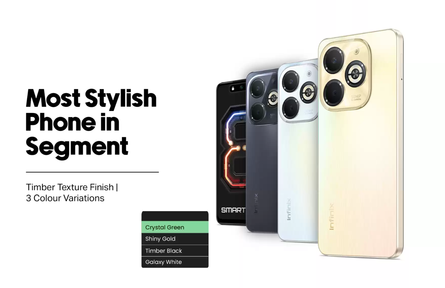 Infinix Smart 8 Plus with 6.6" HD+ display, 6000mAh battery & Helio G36 ...