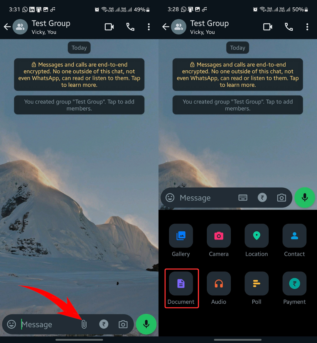 How to send photos on WhatsApp without losing quality (5 ways) - Gizmochina
