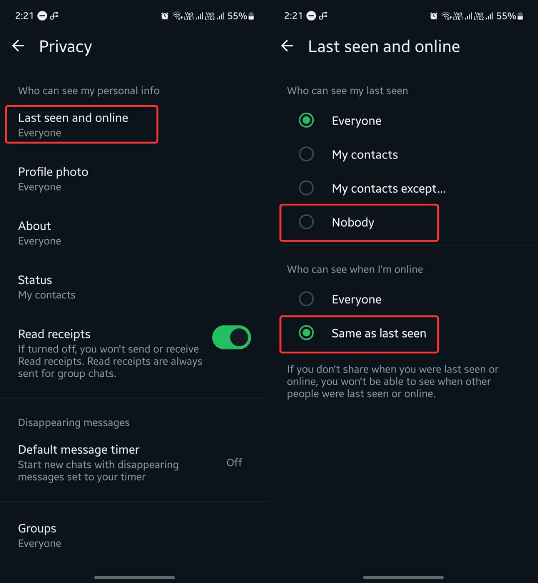 How to appear offline on WhatsApp - Gizmochina