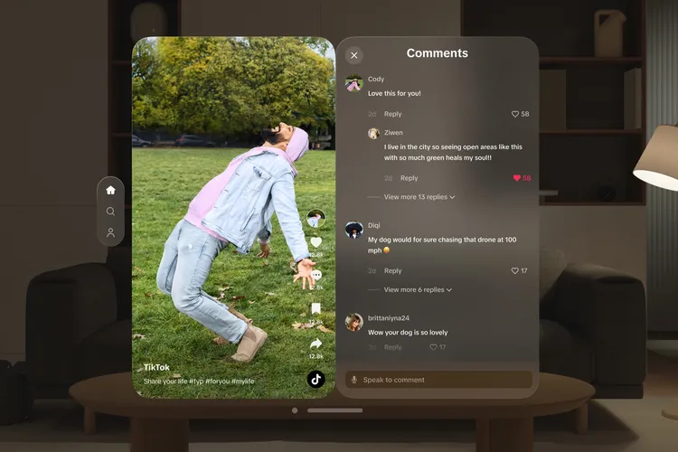 TikTok's Native App for the Apple Vision Pro is Here, and it Looks ... TikTok's Native App for the Apple Vision Pro is Here, and it Looks ...