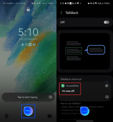 How to turn off talkback on Samsung Galaxy (the easiest way) - Gizmochina