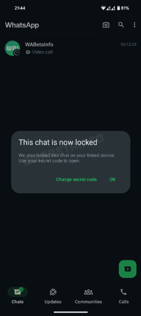 WhatsApp to sync chat locks across devices for enhanced security