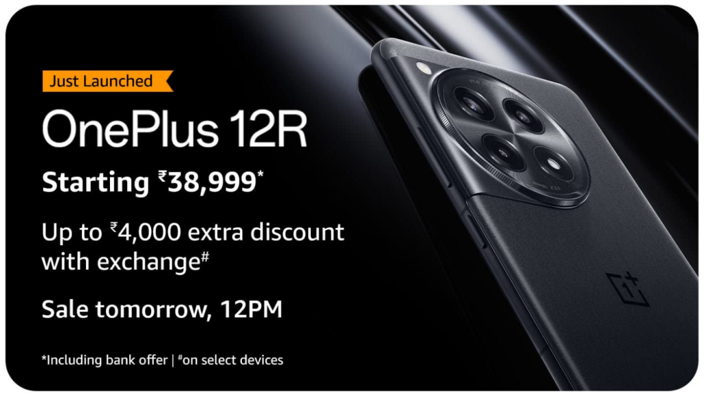 OnePlus 12R now comes with Rs 4,000 exchange bonus apart from bank ...