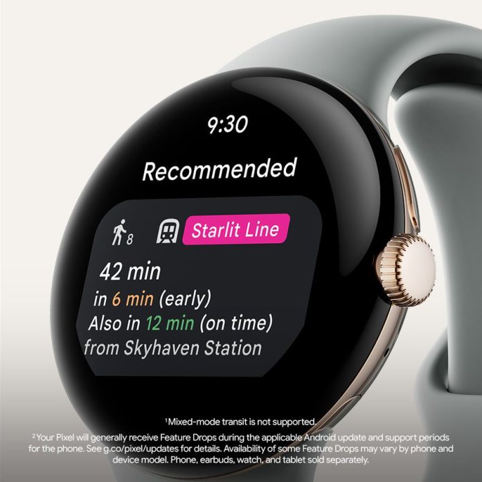 Google Pixel Watch 1 receives next gen Pixel Watch features - Gizmochina