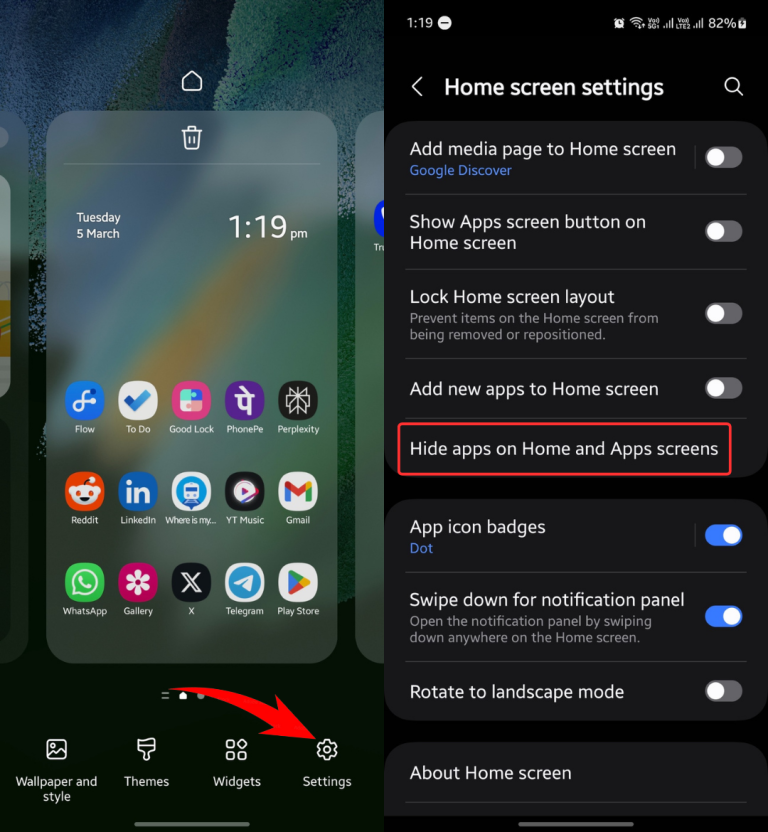 How to Open Hidden Apps in Samsung Phones - Gizmochina