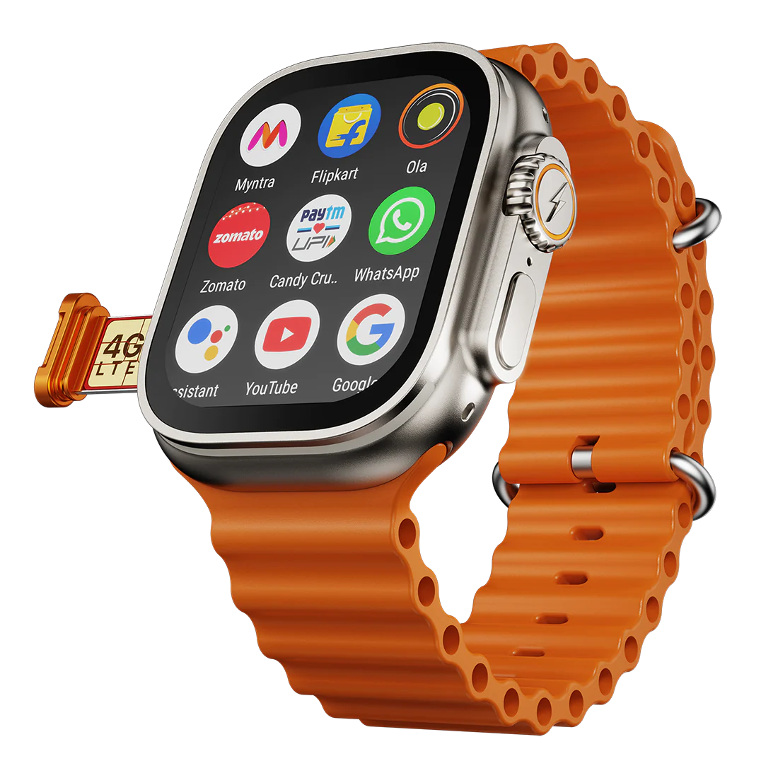 Fire-Boltt Oracle smartwatch with Android OS, 1.96" display & LTE ...